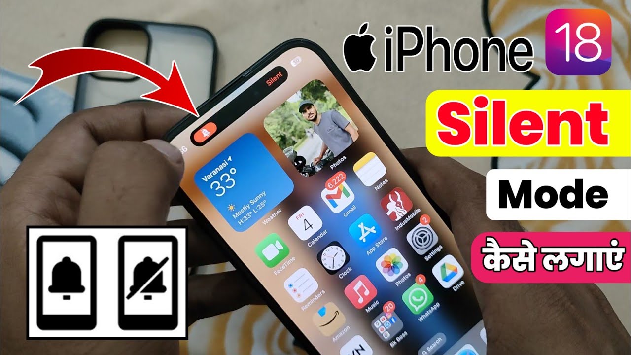 Iphone Silent Mode Turning On And Off | Iphone Ko Silent Se Kaise ...