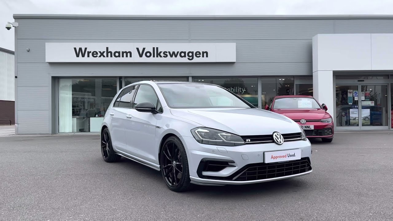 Volkswagen Golf R 4Motion 300ps 2.0 TSI White Silver Used Car | Wrexham ...