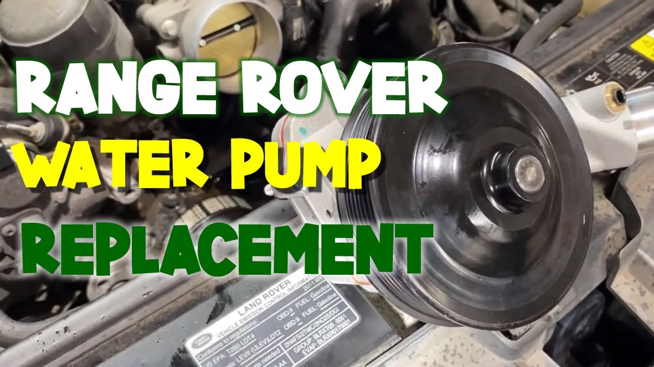 HOW TO EASILY REPLACE WATER PUMP IN RANGER ROVER (2008 - 2012) - YouTube