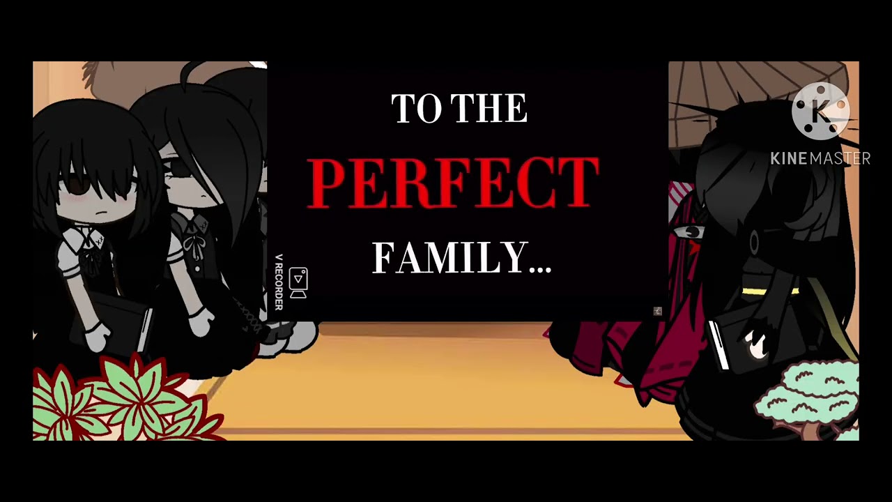 (my idea )the evil family react to the perfect family - YouTube