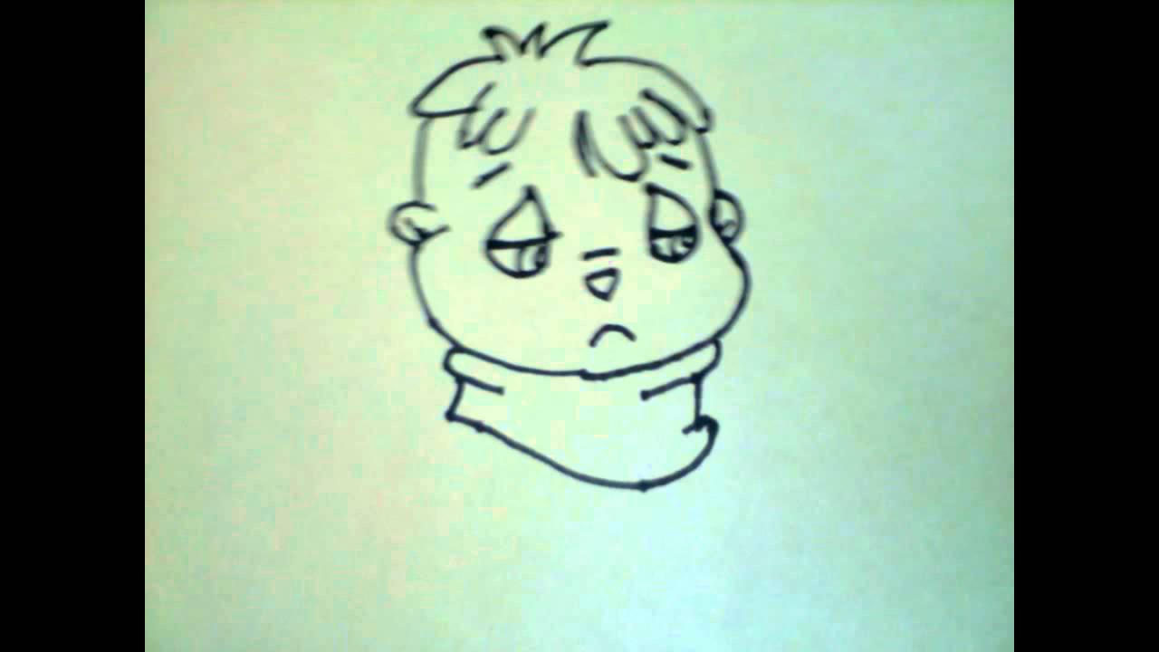 How to Draw Theodore from the Chipmunks - YouTube