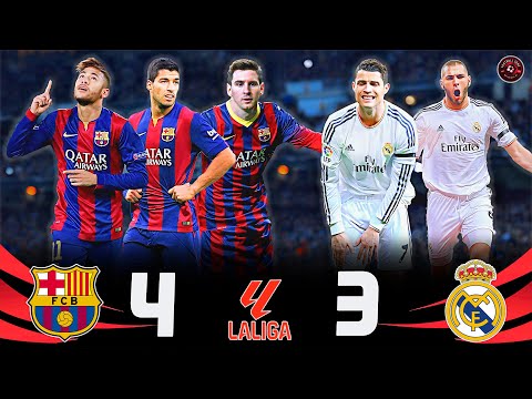 Messi🔥Real Madrid'ı yener ve hat-trick yapar😱 | Barcelona vs Real Madrid 🥵 | El Clásico 2014 🔥🎥