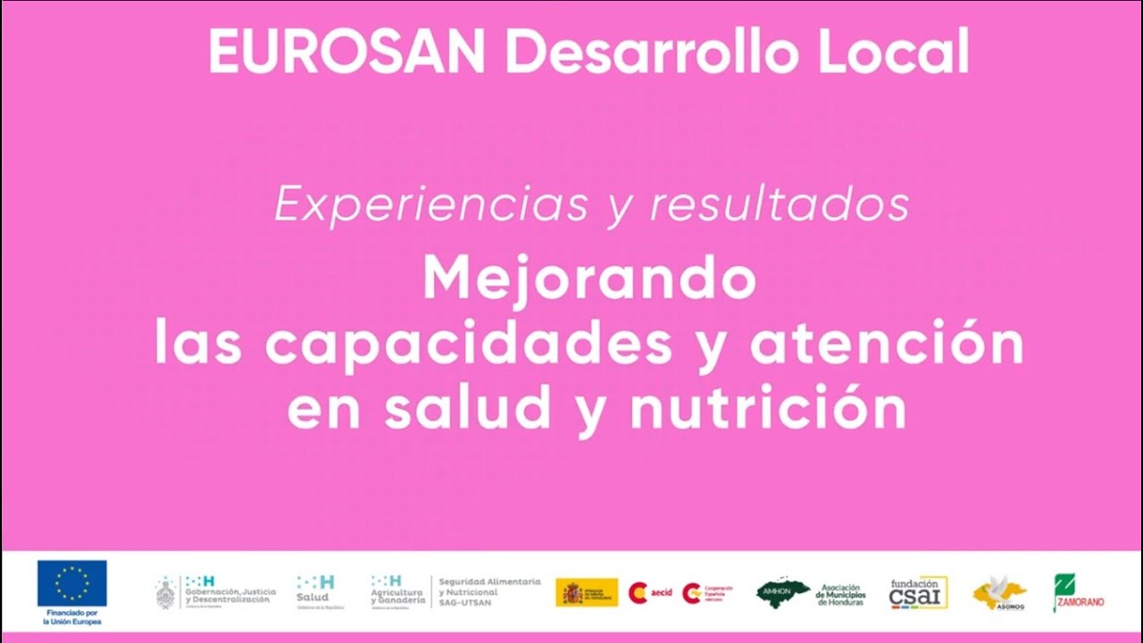 EUROSAN DeL - Mejora local de salud y nutrición - YouTube