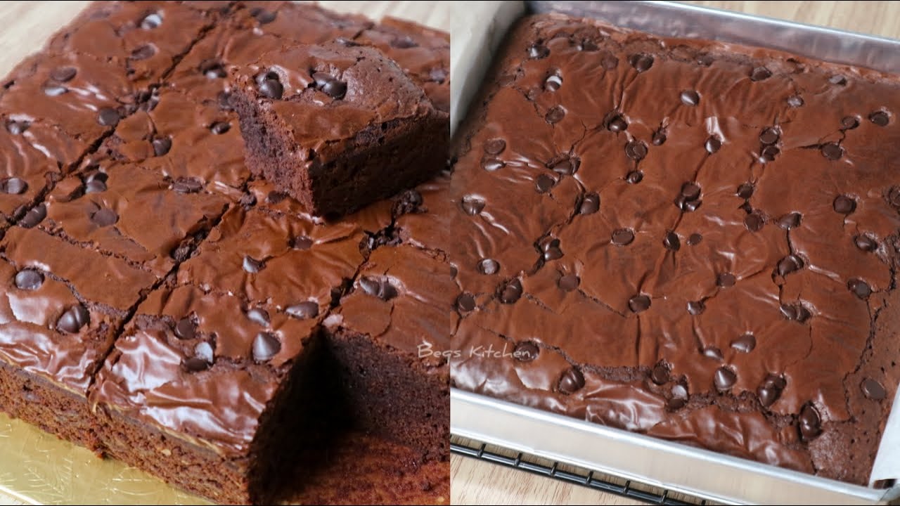 TIPS BERHASIL BUAT BROWNIES SHINY CRUST PAKAI OVEN TANGKRING - YouTube