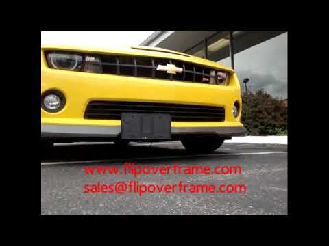 hide the number plate show and go .license plate frame - YouTube