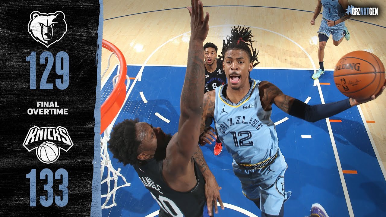 Memphis Grizzlies vs New York Knicks Team Highlights | April 9, 2021 ...