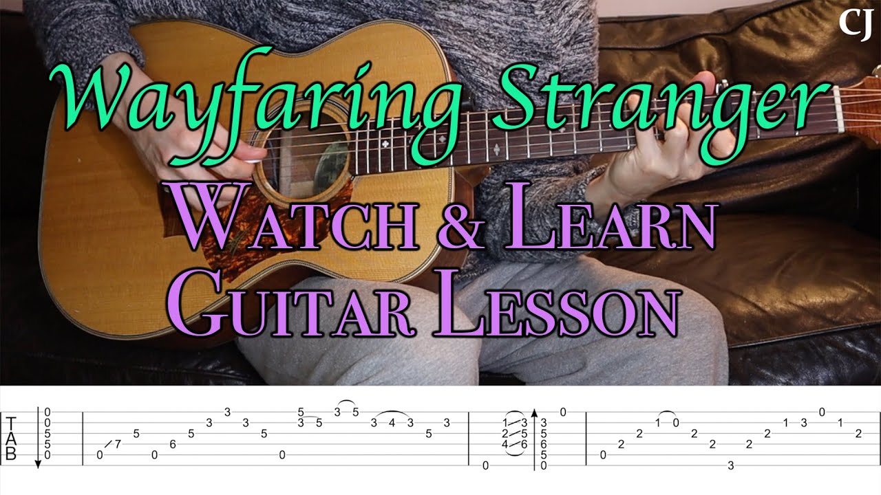 Wayfaring Stranger - Tony Rice (With Tab) | Watch & Learn Guitar Lesson ...