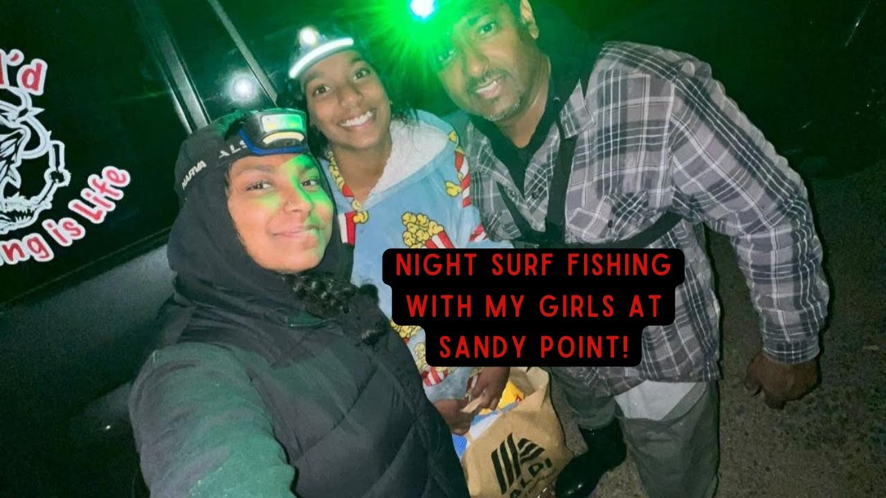 Sandy Point Surf Fishing with my girls! #fishing #fishingaustralia # ...