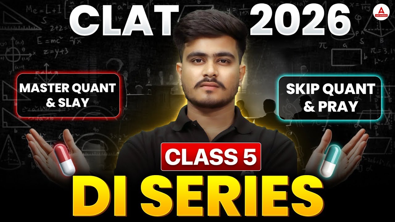 CLAT 2026 Quantitative Aptitude DI Series Class 5 | Data Interpretation ...