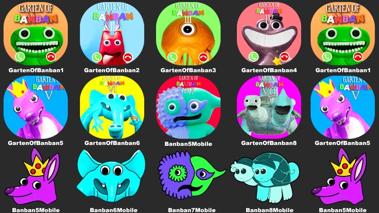 Trailer Comparison - Garten Of Banban Chapter 7 Vs Chapter 6 Vs Chapter ...