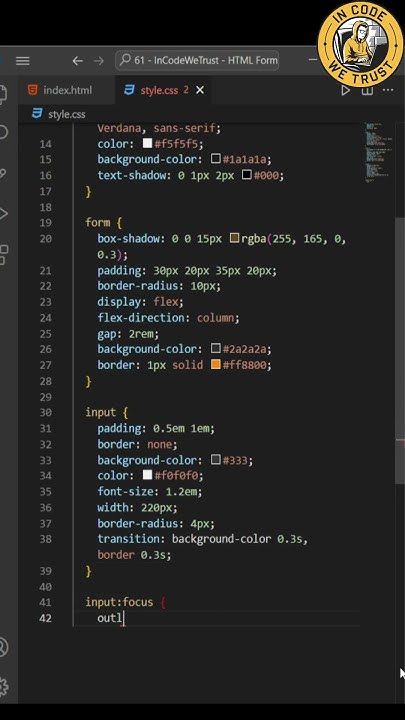 Html Form Html Css Js Coding Htmlcssjavascript Youtube 2644