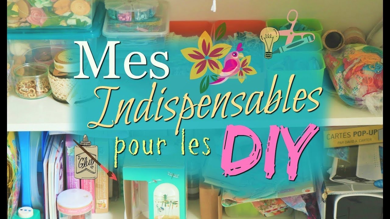 Mes indispensables pour les DIY -CréativeAddict- - YouTube