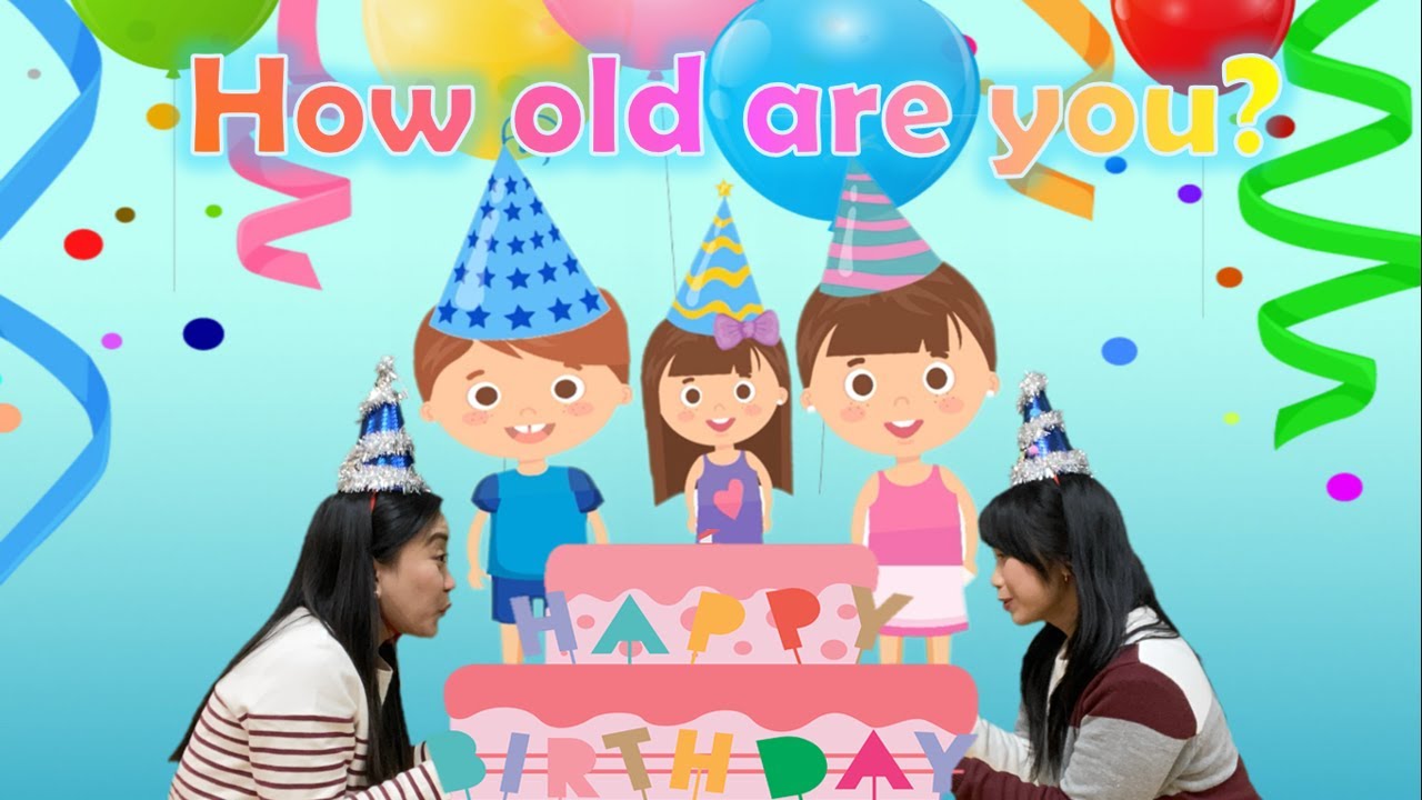 Learn English Today Ep.05 ｜ Happy Birthday! How old are you? 境町 英語 （小学校 ...