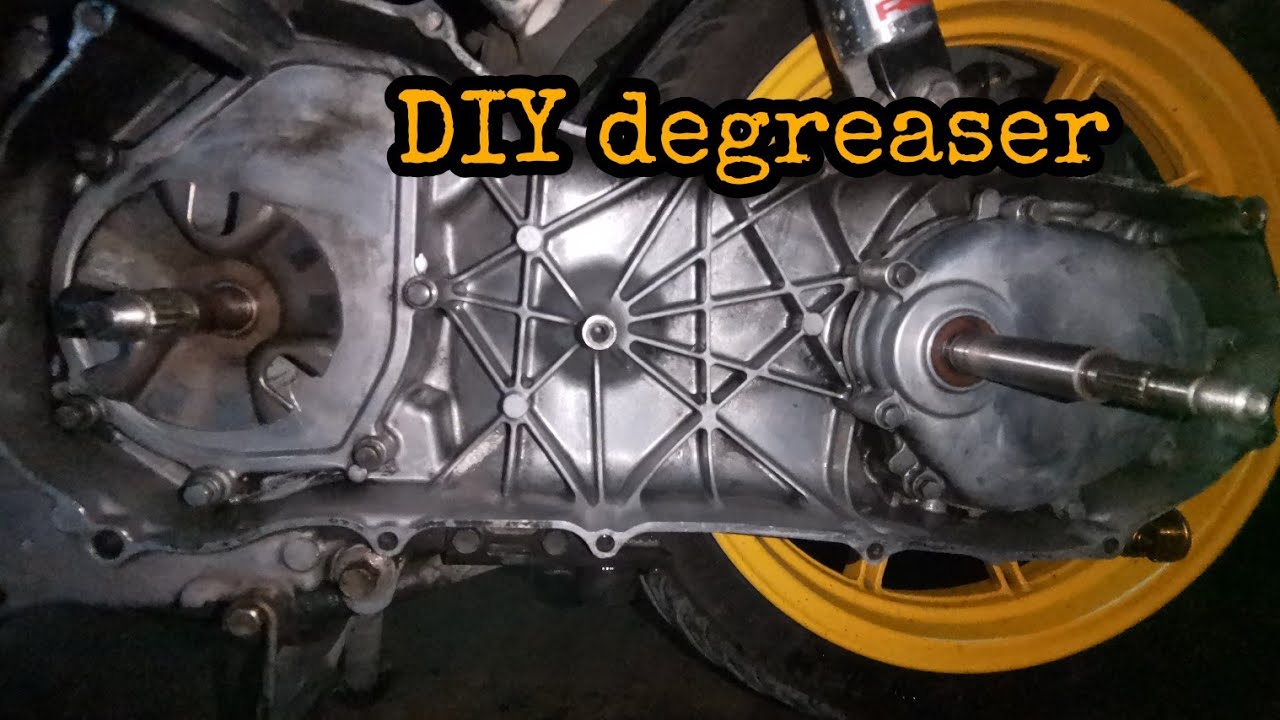 How to clean my CVT using DIY degreaser. - YouTube
