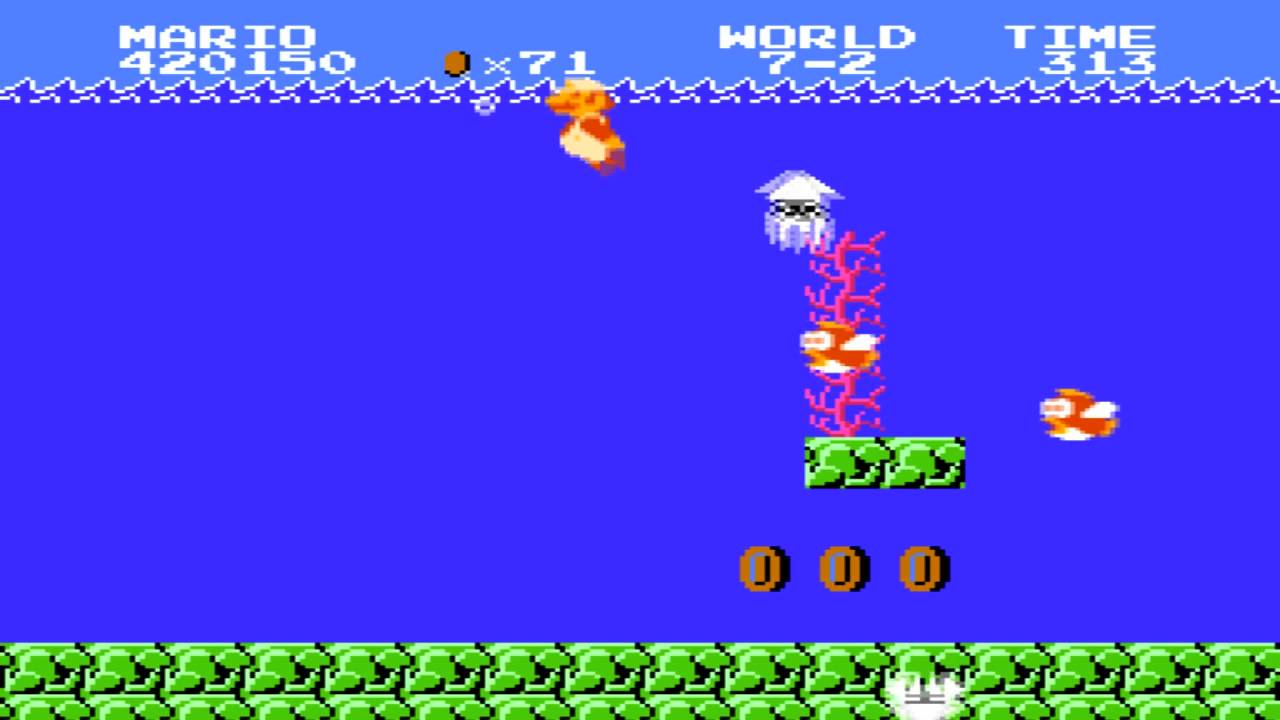Super Mario Bros (NES) Level 7-2 - YouTube