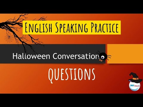 44 Halloween Conversation Questions For English Speaking Practice - YouTube