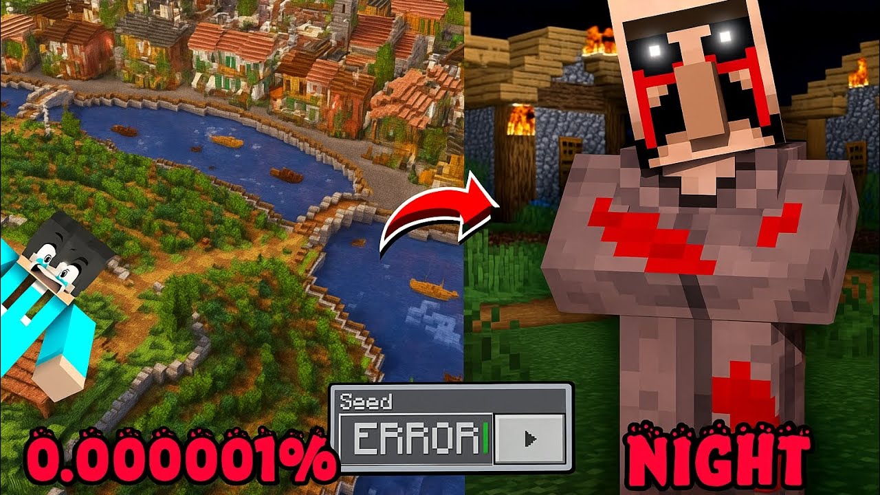 SCARIEST Seeds IN MINECRAFT 👻 || TESTING Scary Minecraft Seeds🥵 - YouTube