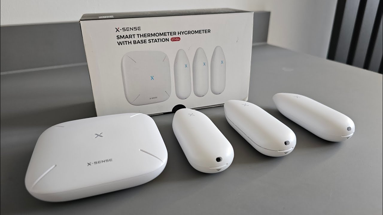X-Sense Smart Thermometer Hygrometer & Base Station, Unboxing, Setup ...