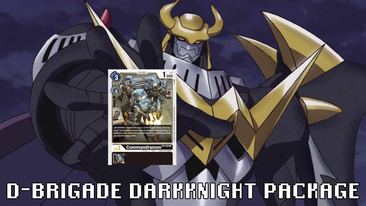Digimon TCG: D-Brigade Ft. DarkKnightmon (BT07) - YouTube