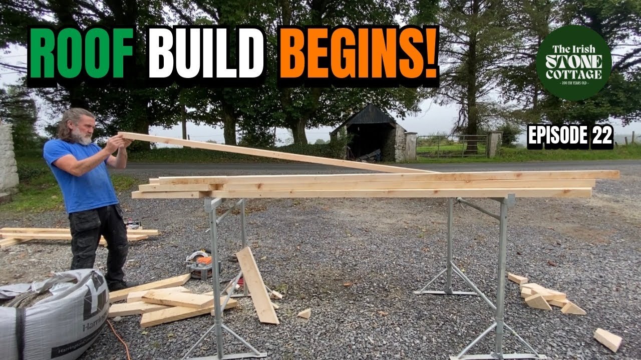 Barn Roof Rebuild Begins at Our 200-Year-Old Stone Cottage | DIY ...