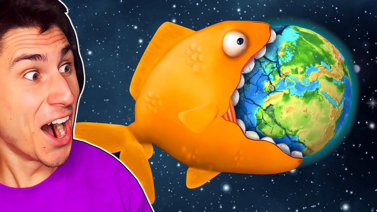 Giant Goldfish EATS THE EARTH! | Tasty Blue - YouTube