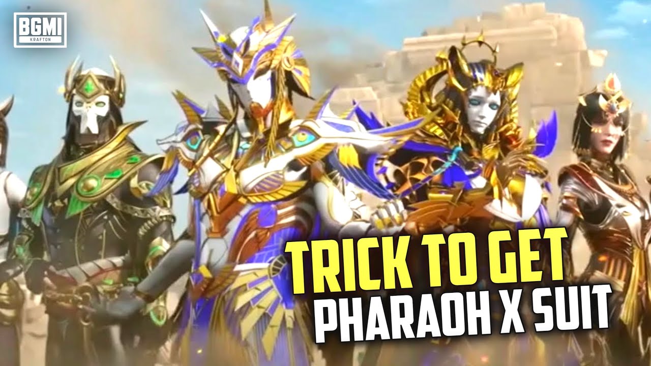 😍TRICK TO GET PHARAOH X-SUIT | PHARAOH X-SUIT CRATE BGMI | PHARAOH X ...