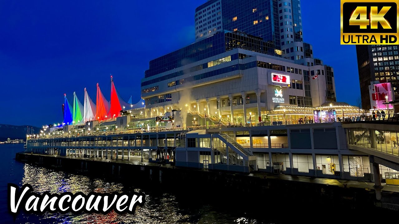 Vancouver Winter Walk- Canada Place | Downtown, Vancouver - Jan, 2022 ...