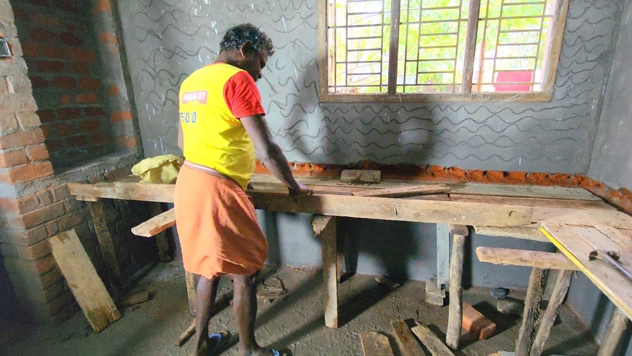 Excellent! Techniques of kitchen Countertop formwork with Reinforcement ...