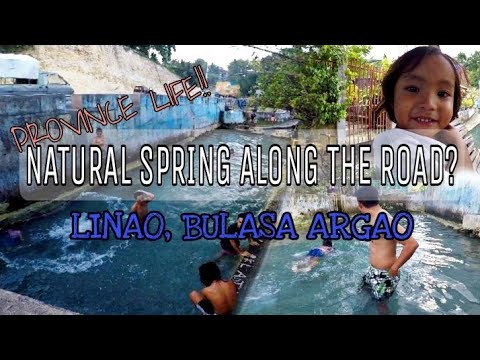 LINAO SPRING BULASA ARGAO || ALONG THE ROAD LANG - YouTube