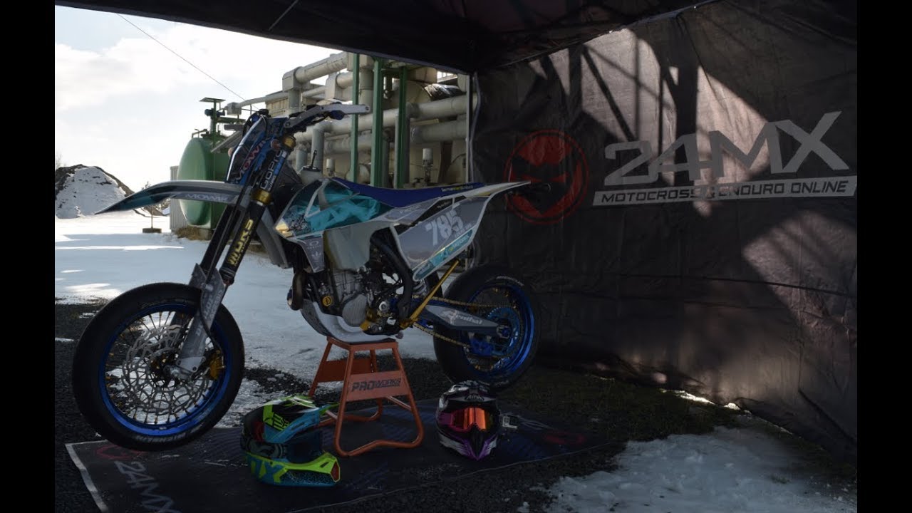Epic Supermoto ? New Ktm Exc 500 Custom Build // Bikeporn - YouTube