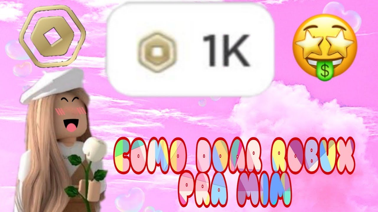 como doar robux pra mim tutorial completo - YouTube