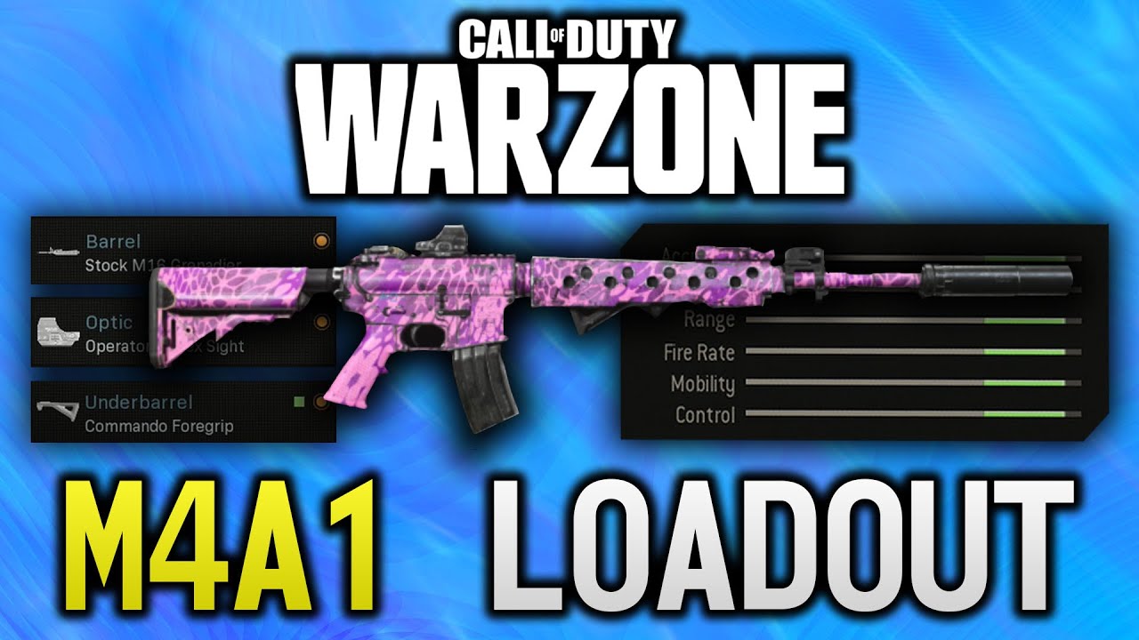 The BEST M4A1 Class Setup! (Call of Duty Warzone Loadouts) - YouTube