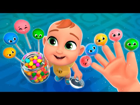 Catch the Candy! | Finger Family Song | Lalafun Nursery Rhymes & Kids Songs