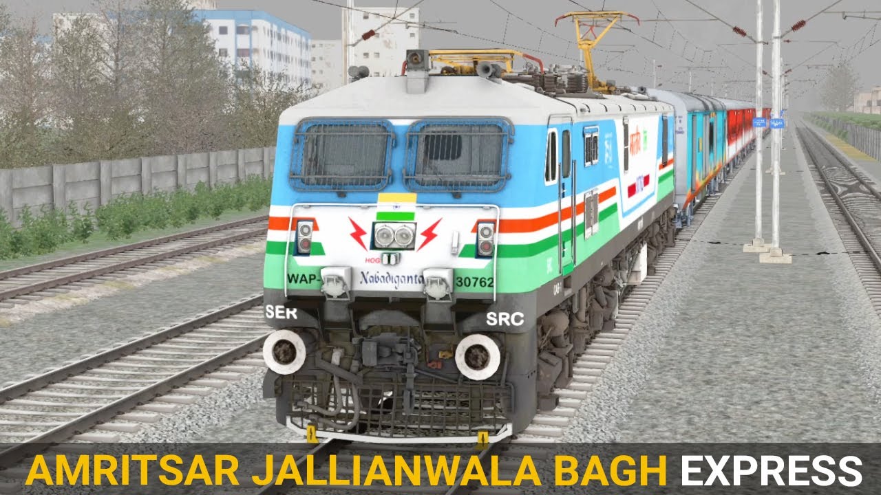 12379 Amritsar Jallianwala Bagh Express | Train Simulator | Indian ...