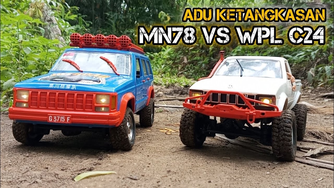 Rc Offroad Adventure Crawler 4x4 mini scale Mn78 Wpl c24 Track Batu ...