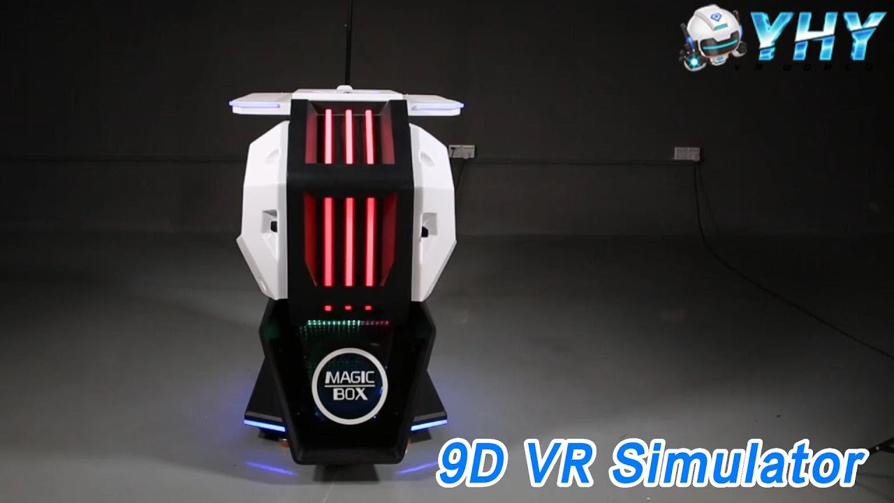 Shooting 9D VR Simulator Folded Screen Wireless Walking For 2 Players ...