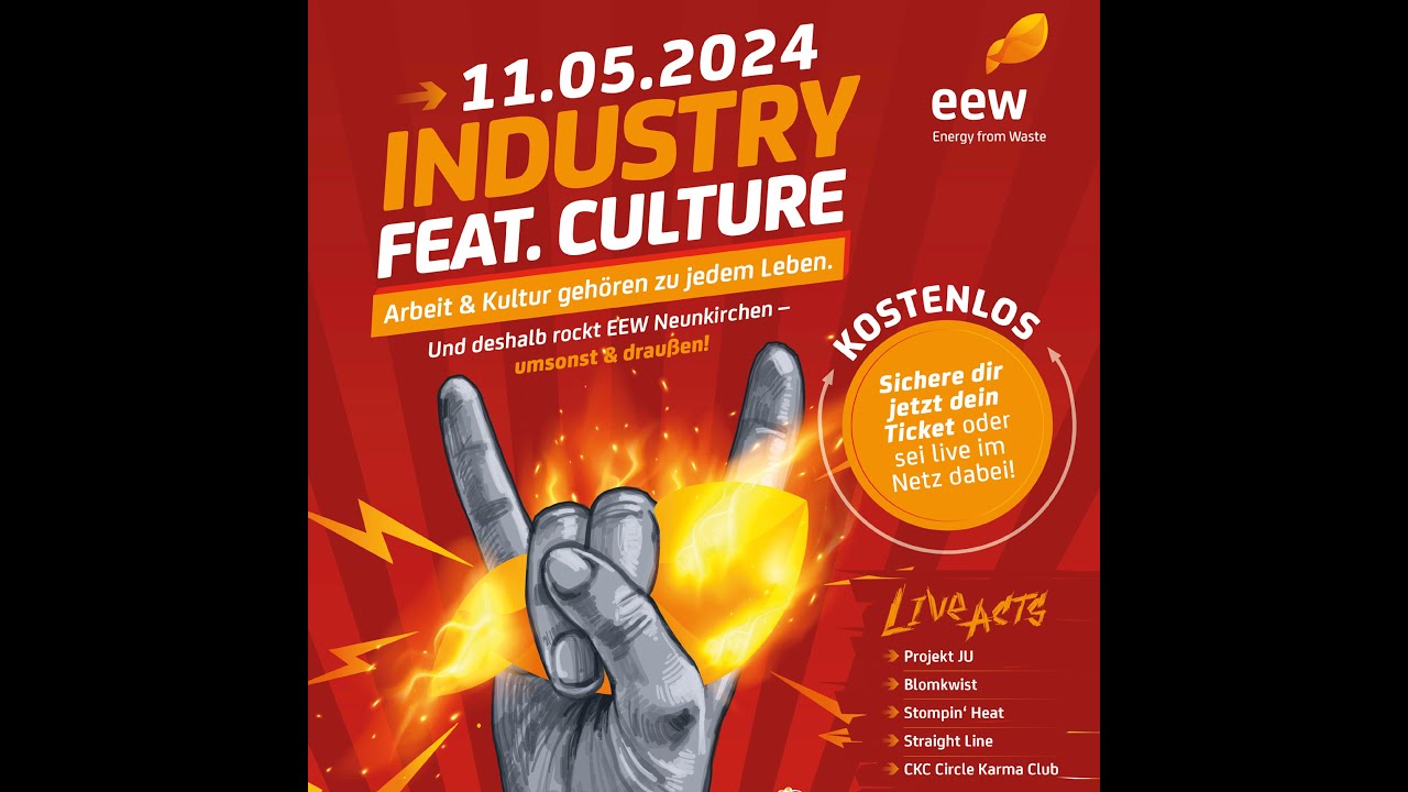Livestream - Industry feat. Culture @ EEW Neunkirchen - YouTube