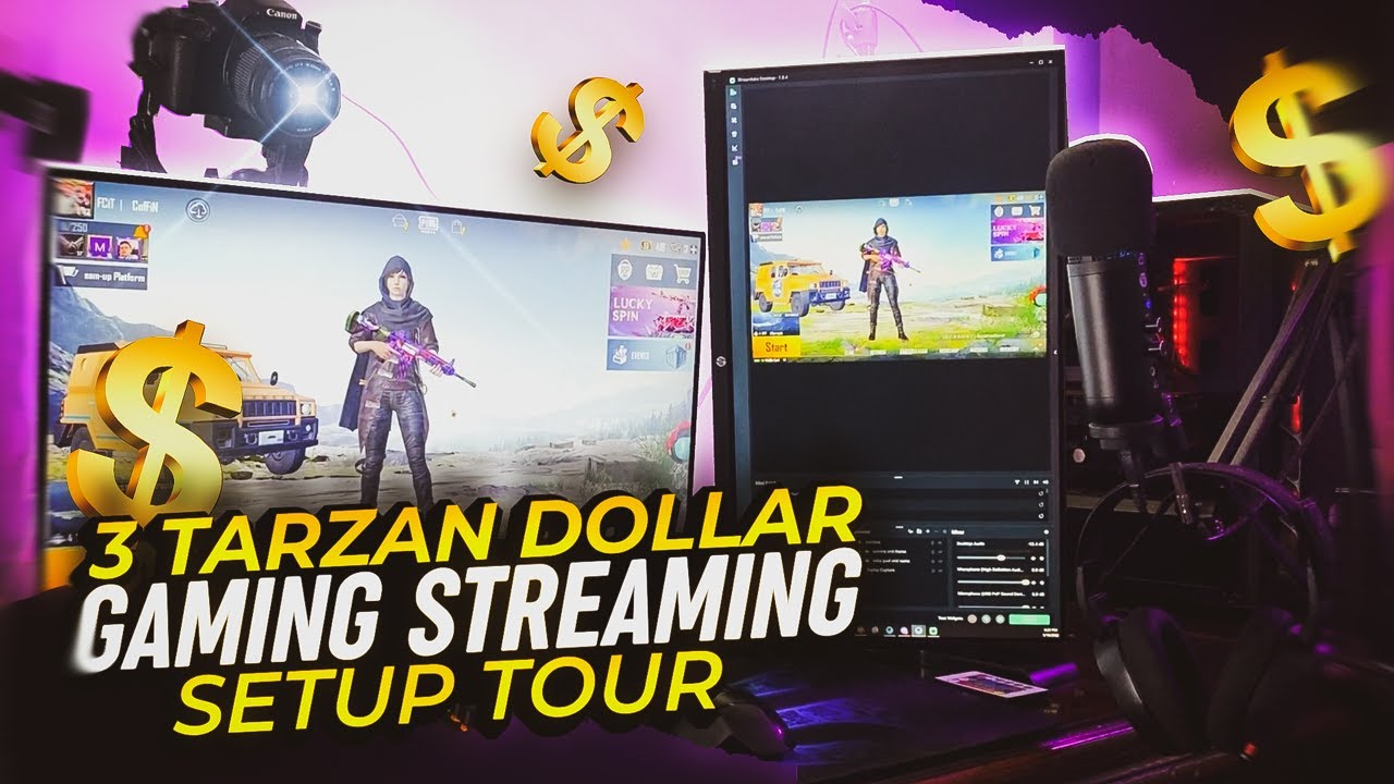 MY GAMING STREAMING PC SETUP TOUR - YouTube