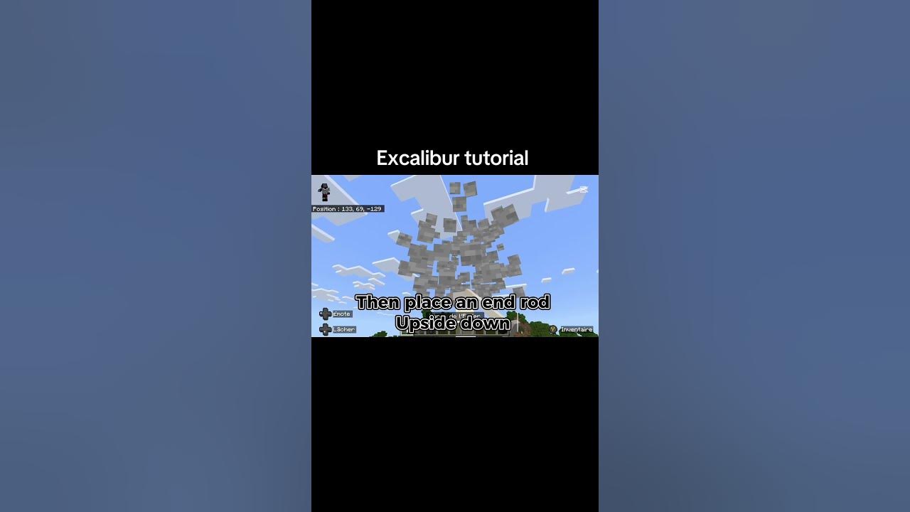 Excalibur tutorial for minecraft - YouTube