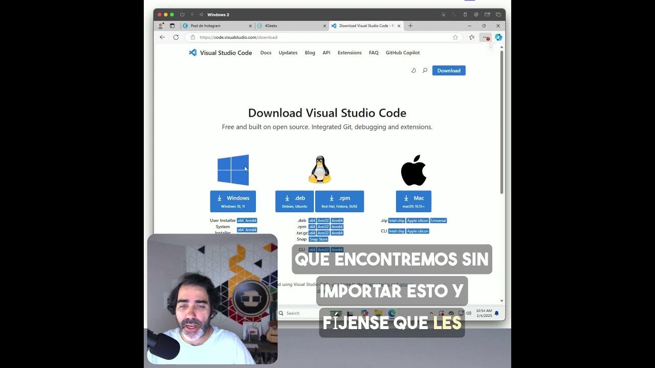 Como instalar VSCode en Windows (Visual Studio Code) - YouTube