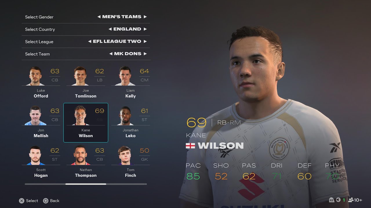 EA FC 26 EFL League Two Player Faces And Ratings - YouTube