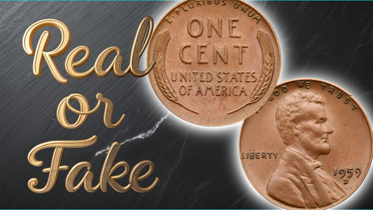 The 1959 Wheat Cent Mule Coin - YouTube