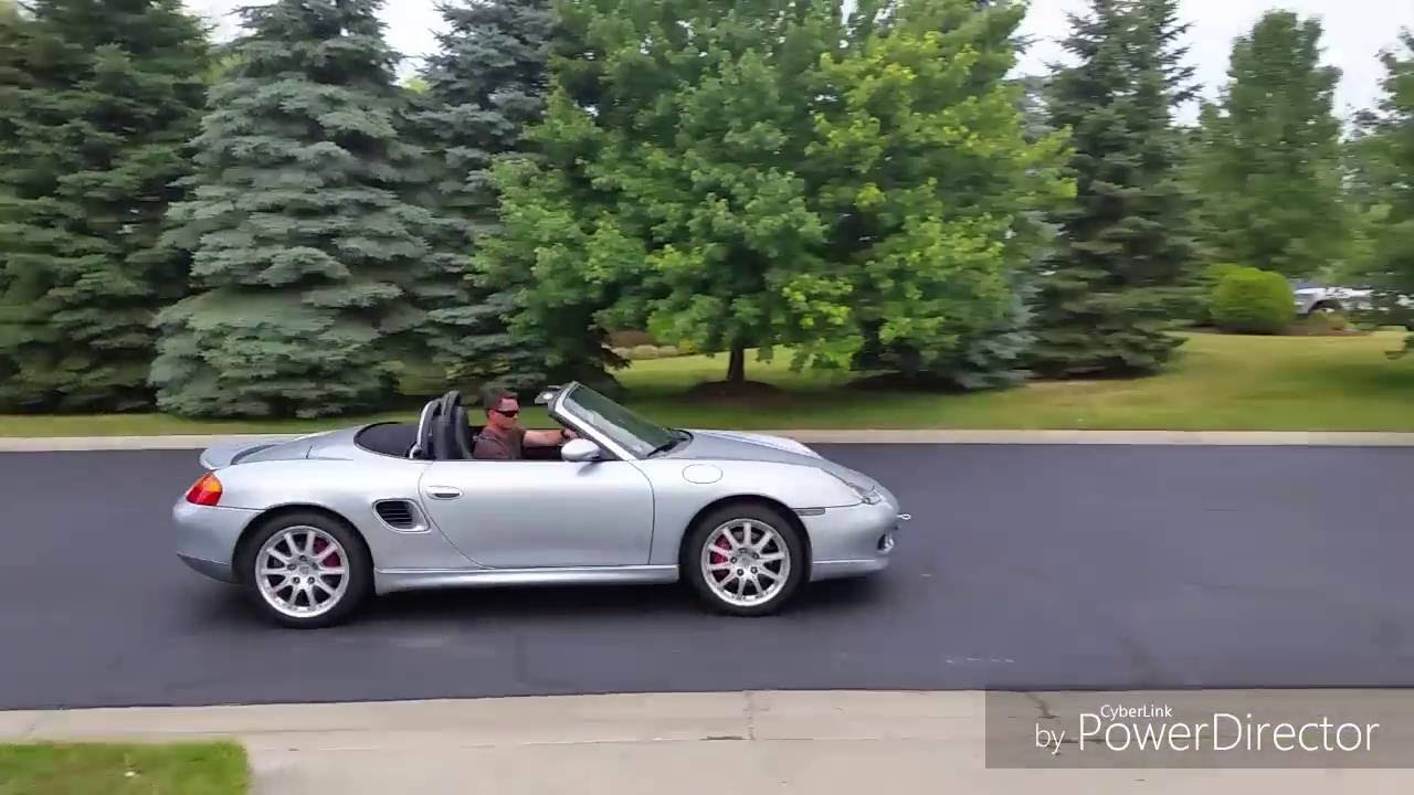 L33 V8 Boxster, first burnout. - YouTube