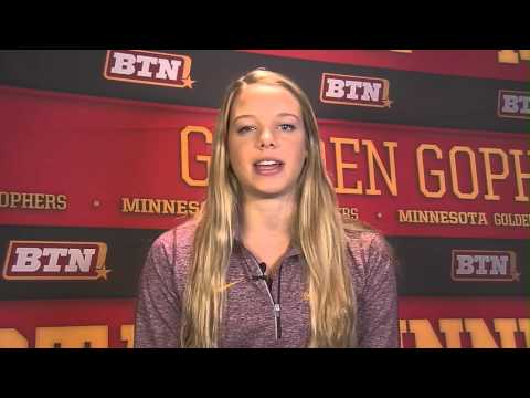 Paige Tapp Talks Gophers Volleyball - Women's Sports Report - YouTube