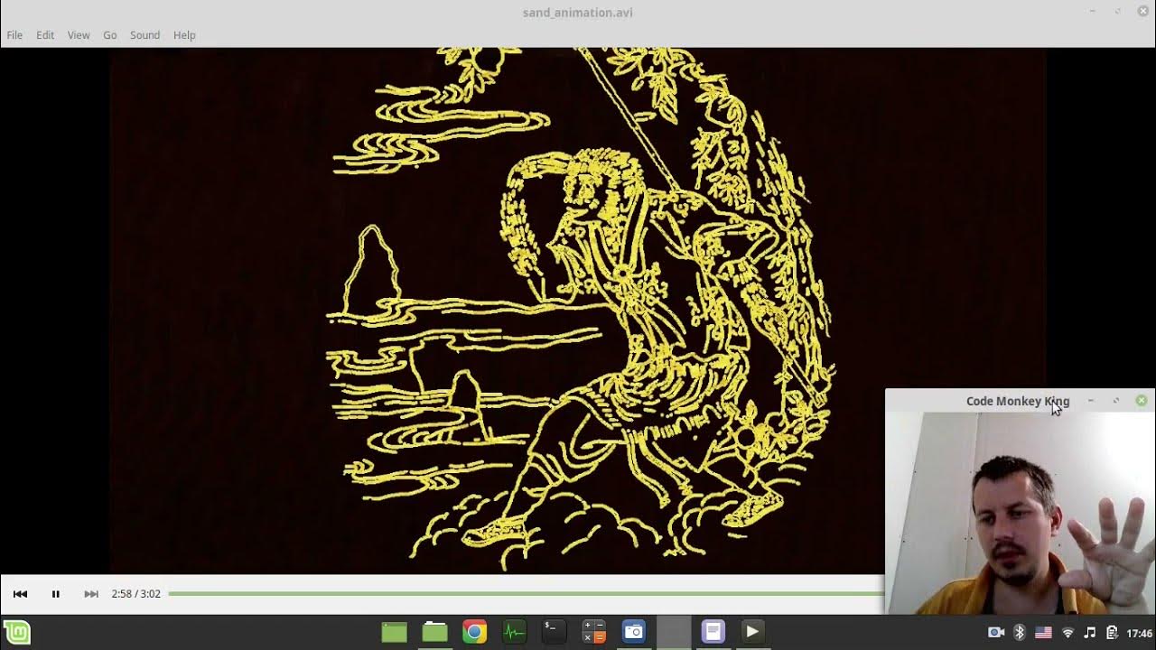 Automating SAND ANIMATION using Python & OpenCV - YouTube
