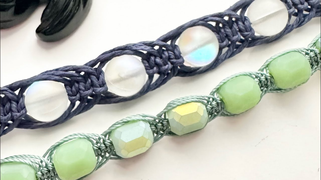 Fishbone Macrame Bracelet Project - YouTube