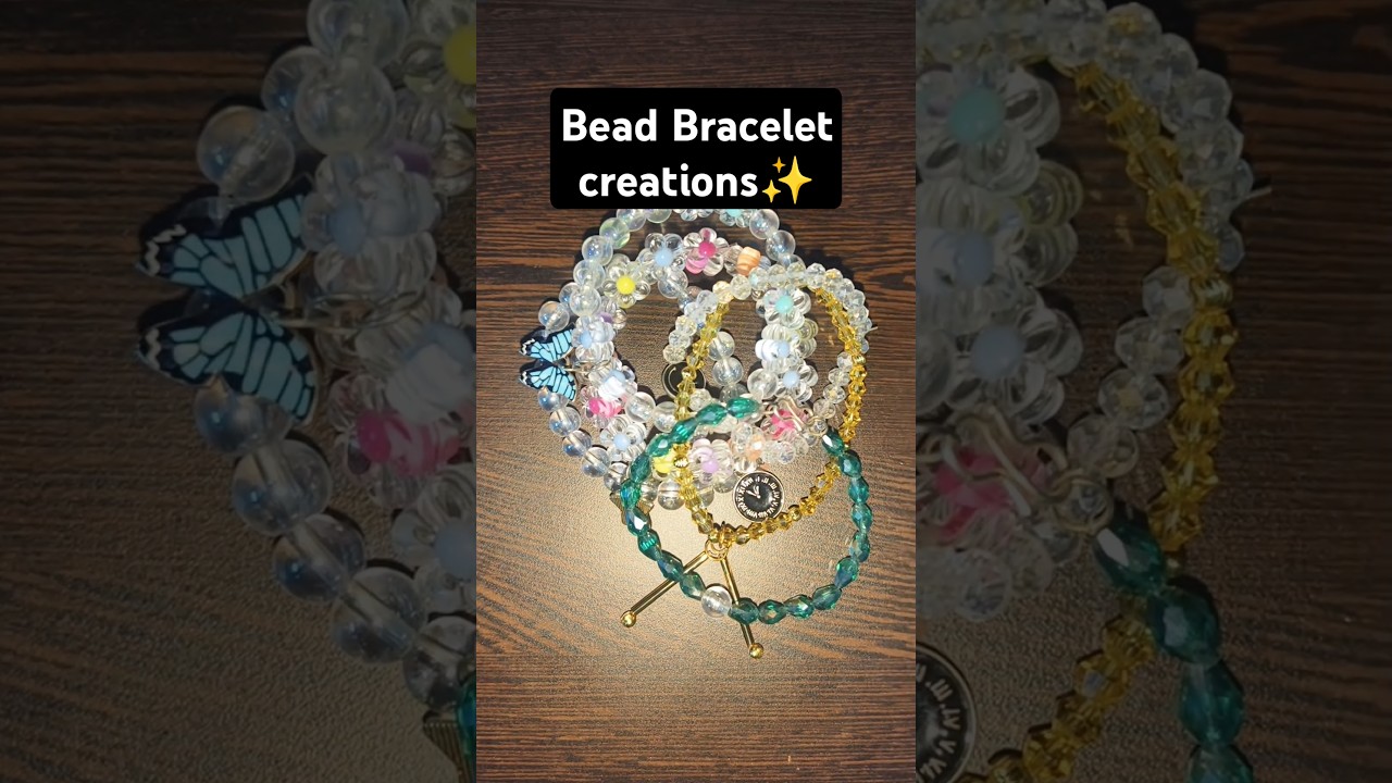 My Bracelet creations 🌟 The joy of creating something from scratch is ...