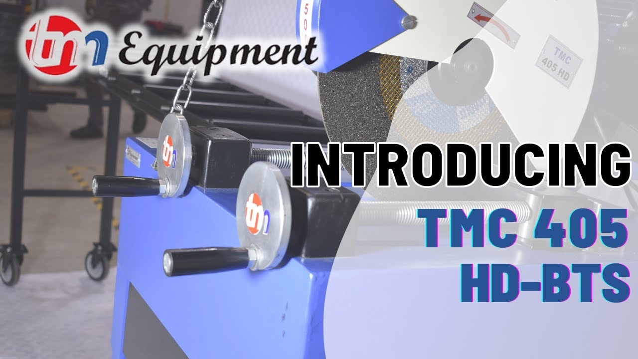 TMC 405 HD BTS | Bench Top Saw Machine | Metal Cutting - YouTube