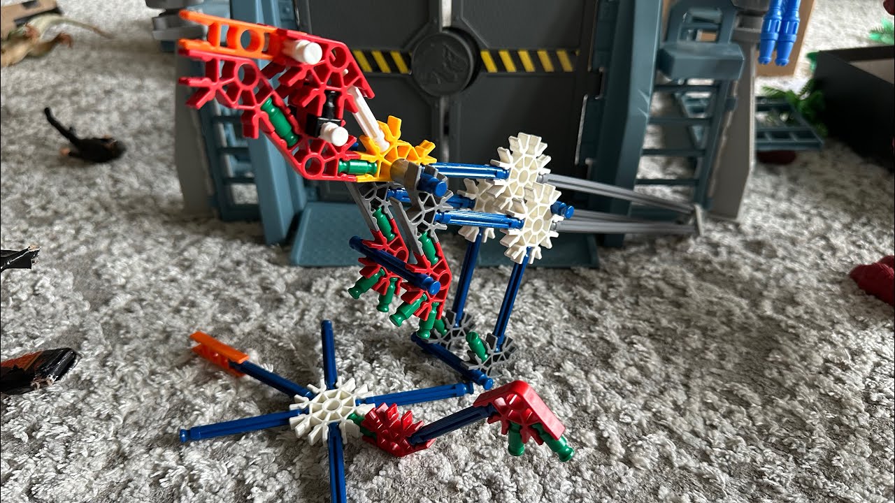 RED KNEX UTAHRAPTOR AND PLESIOSAUR WITH A BEAK! - YouTube