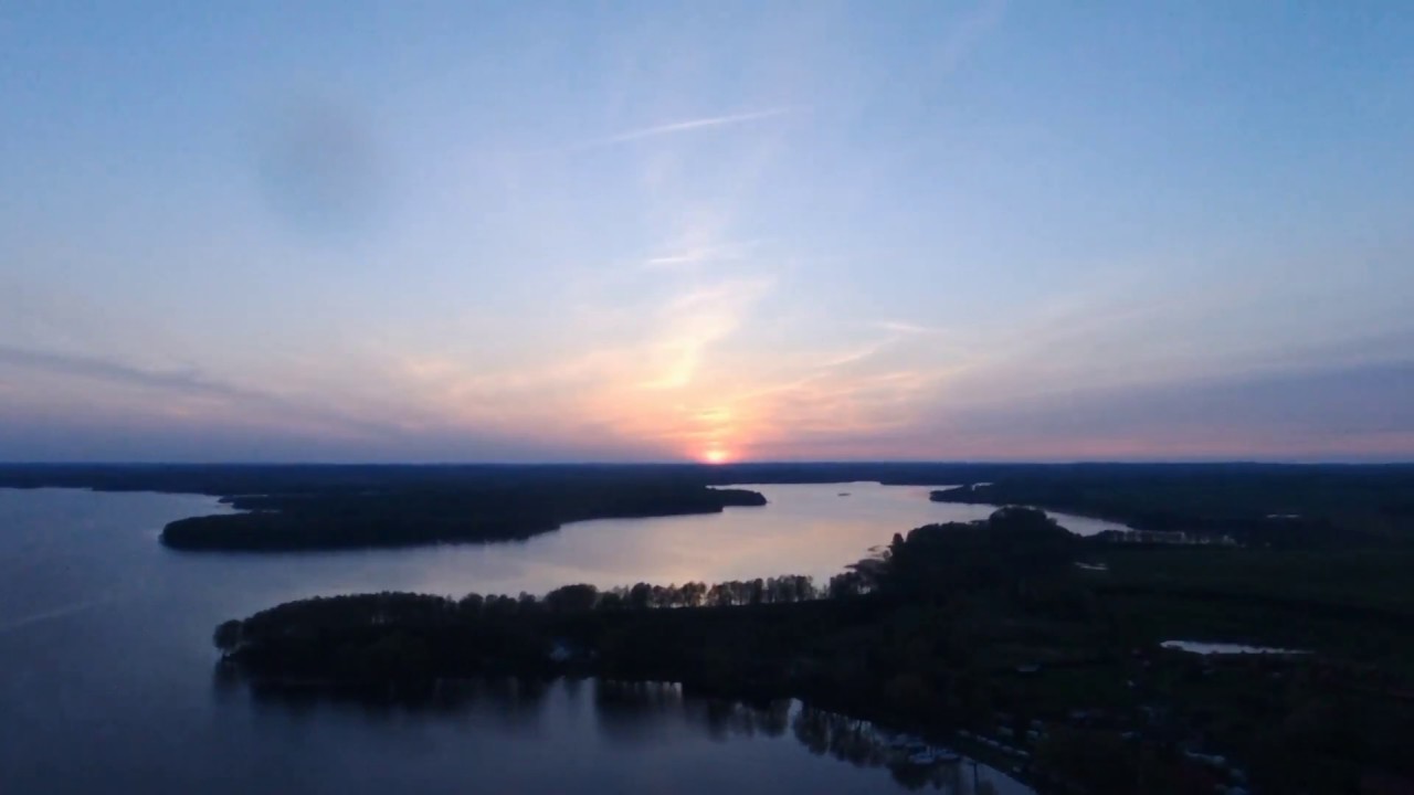 Jezioro Drawsko - Drawsko Lake, Pomorze, Polska | Parrot Bebop 2 Drone ...
